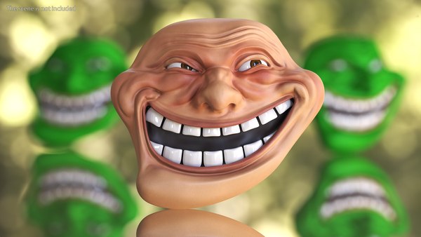 3D Trollface Human - TurboSquid 1832853