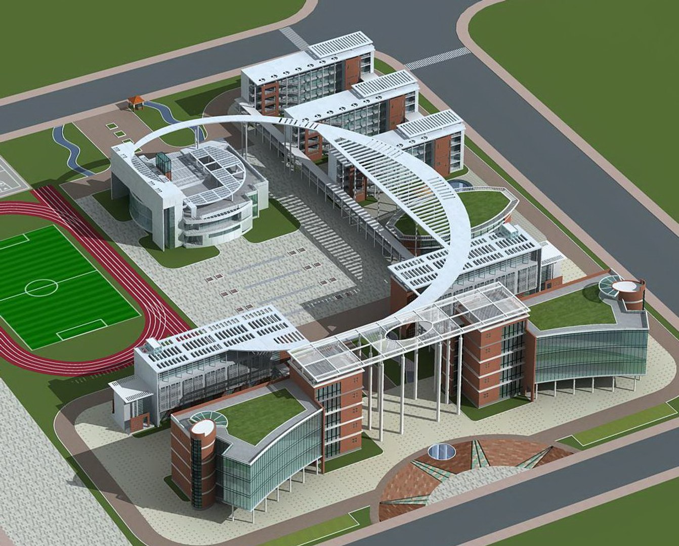 3d Model School 03