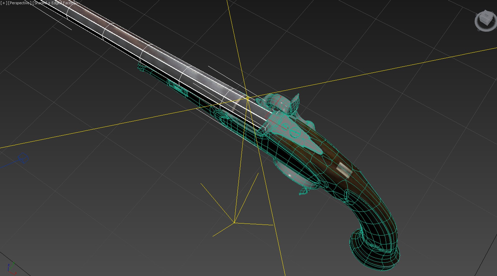 3d Old Musket Model