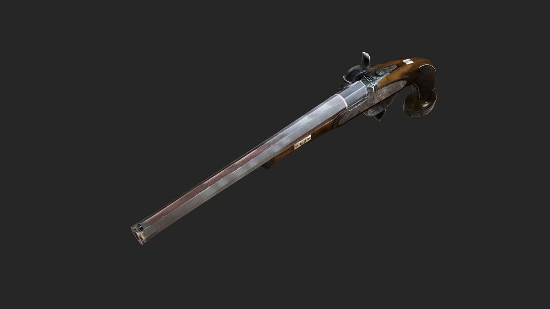 3d Old Musket Model