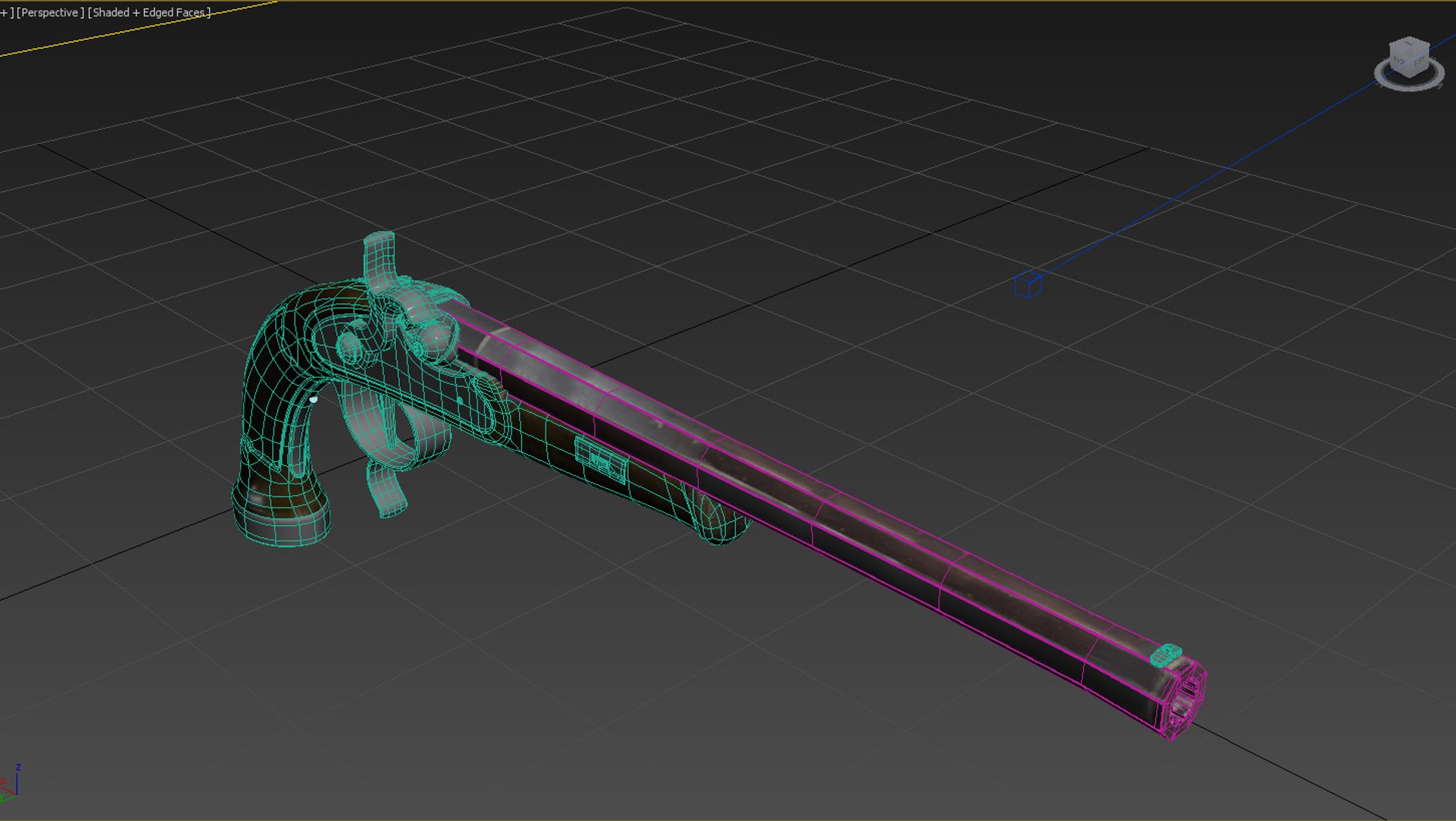 3d Old Musket Model