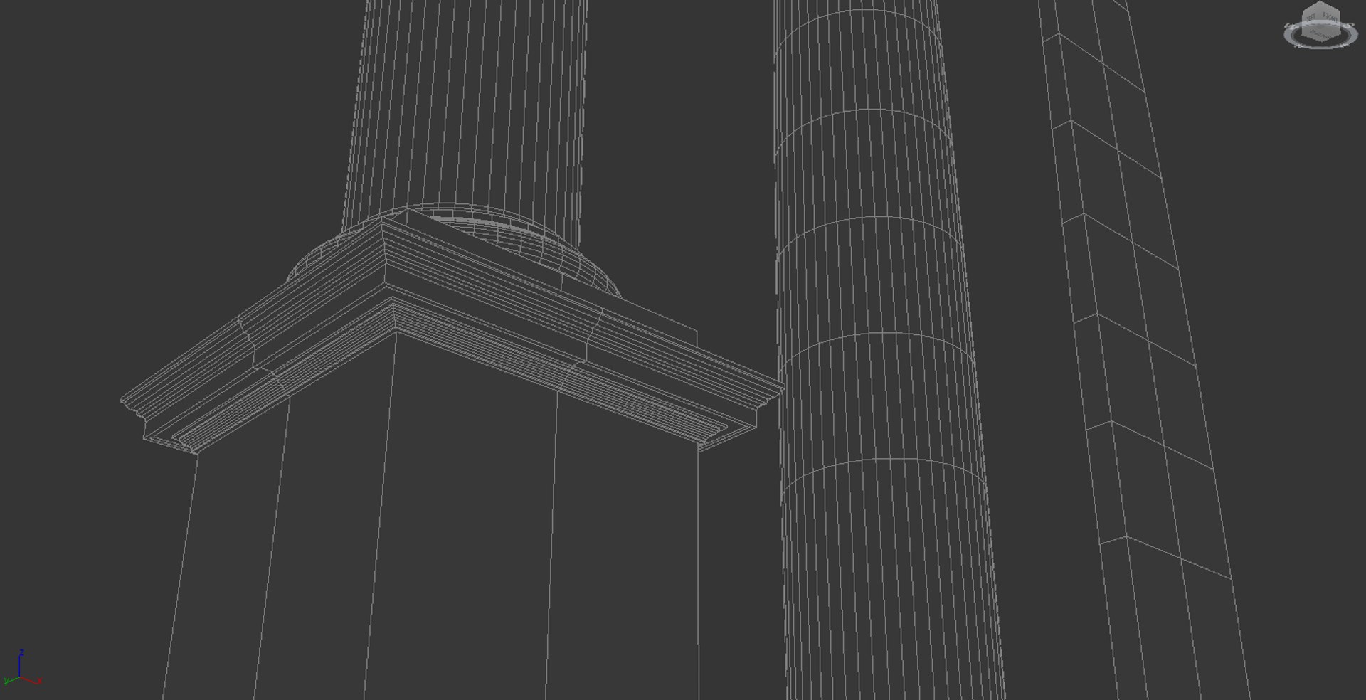 Doric Mutulary Column Pedestal Doric Order Vignola 3D Model - TurboSquid 2290175