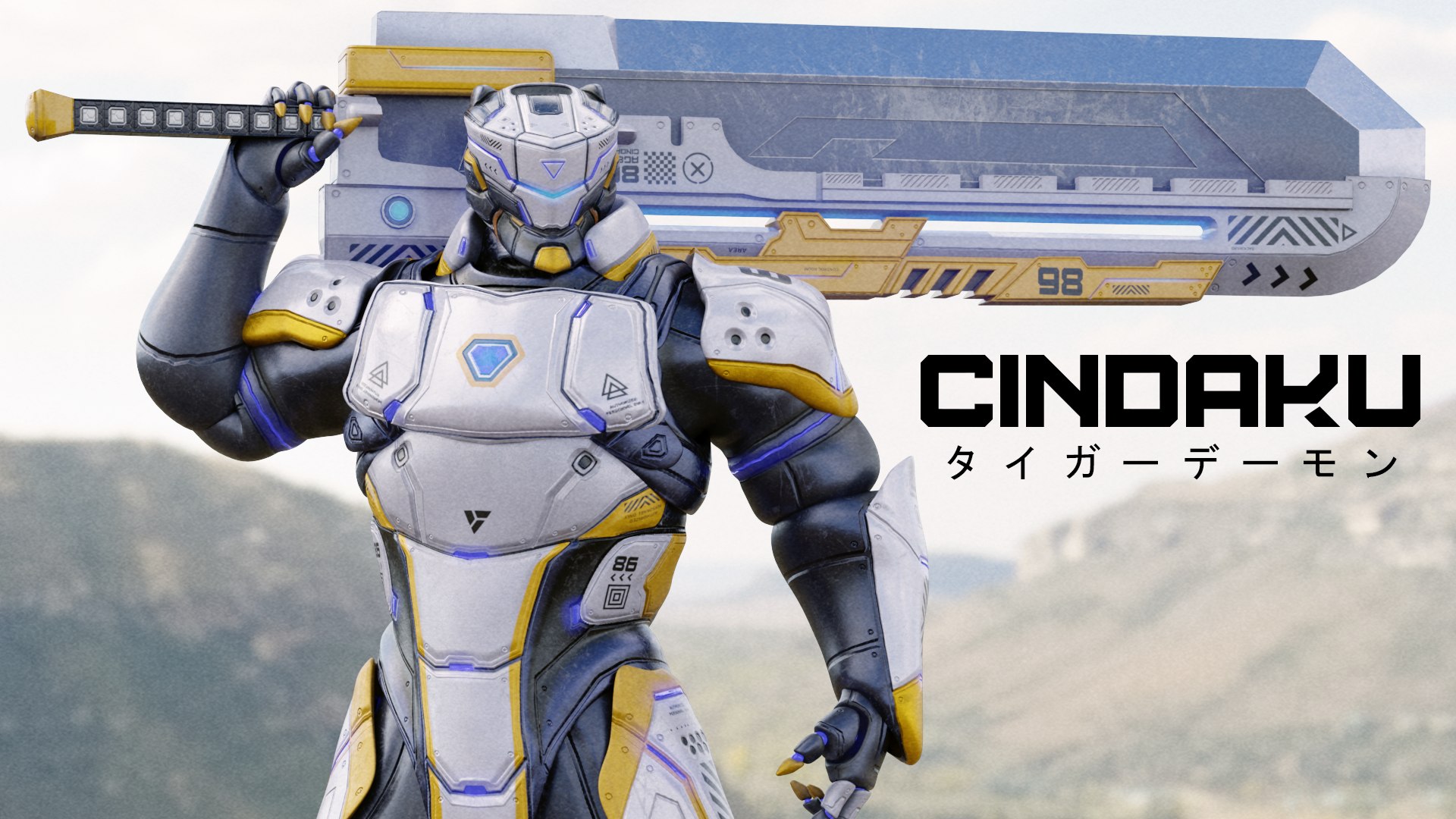 3D Low Poly - Cybernetic Soldier Cindaku - TurboSquid 2145201