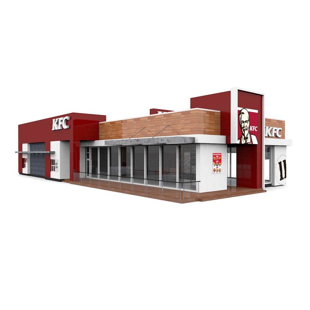 10 Kfc Mcdonalds Model - TurboSquid 1450143