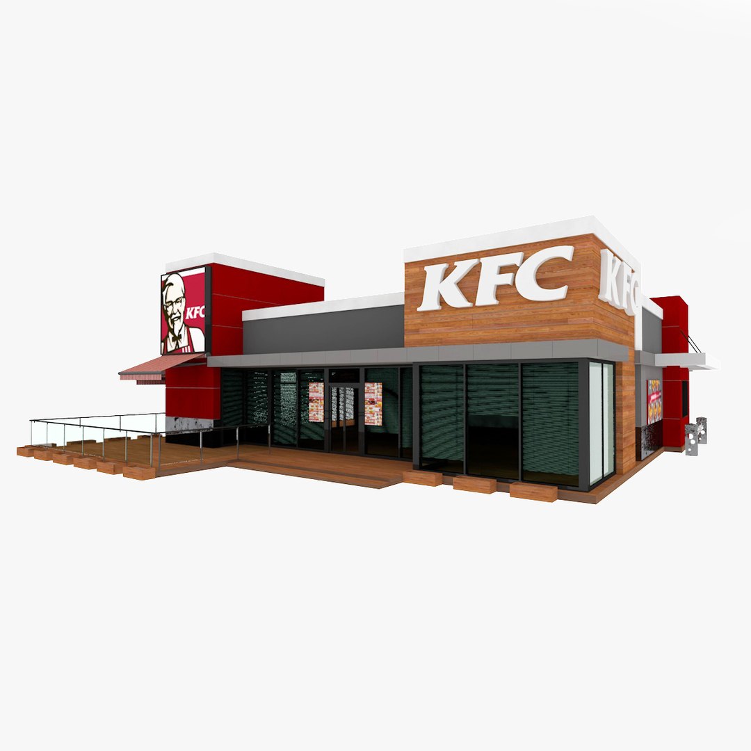 10 Kfc Mcdonalds Model - TurboSquid 1450143