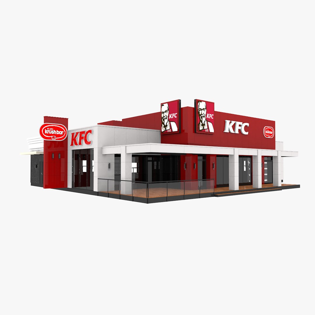 10 Kfc Mcdonalds Model - TurboSquid 1450143