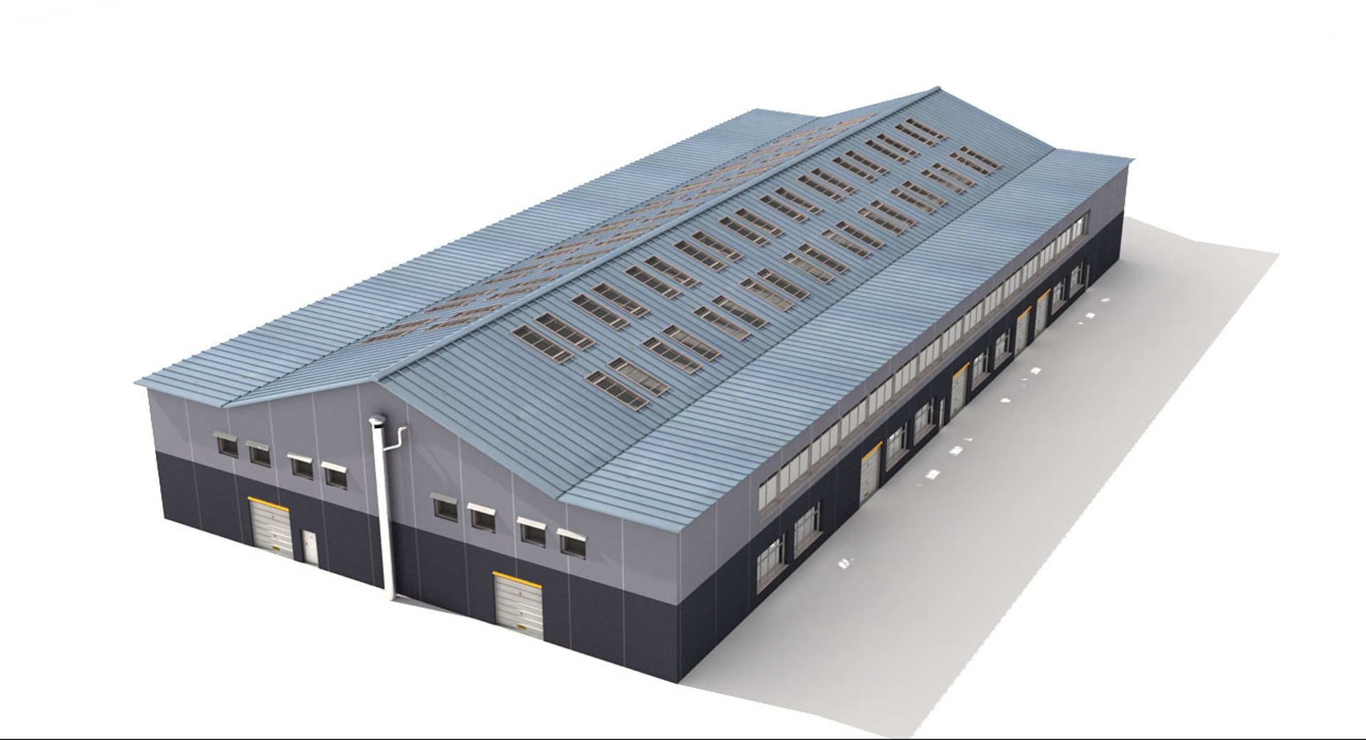 3d Model Warehouse Interior Exterior Scene