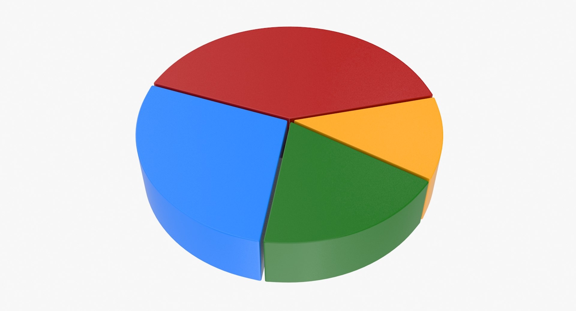 Pie Graph 3D Model - TurboSquid 1335394