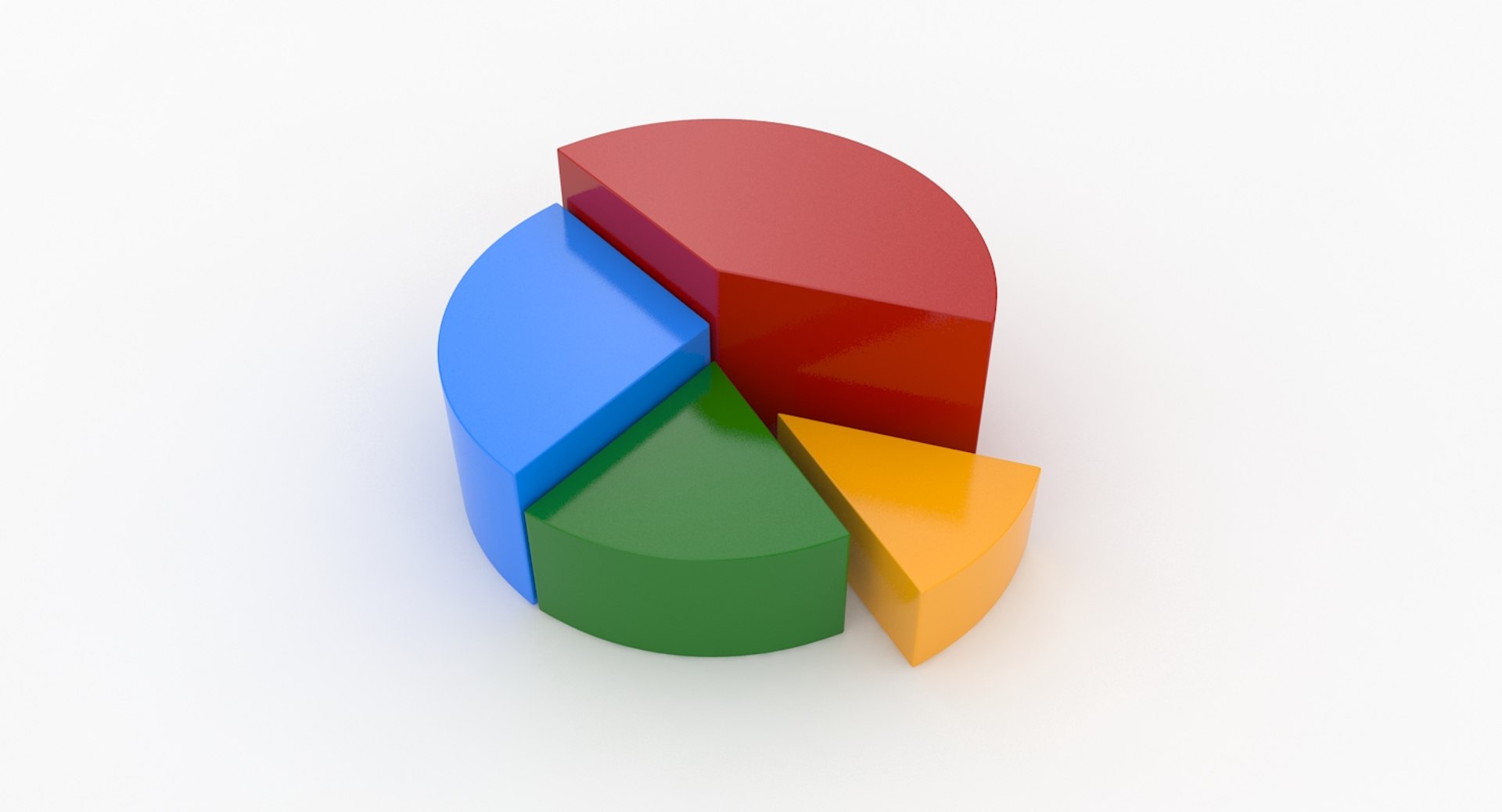 Pie Graph 3D Model - TurboSquid 1335394