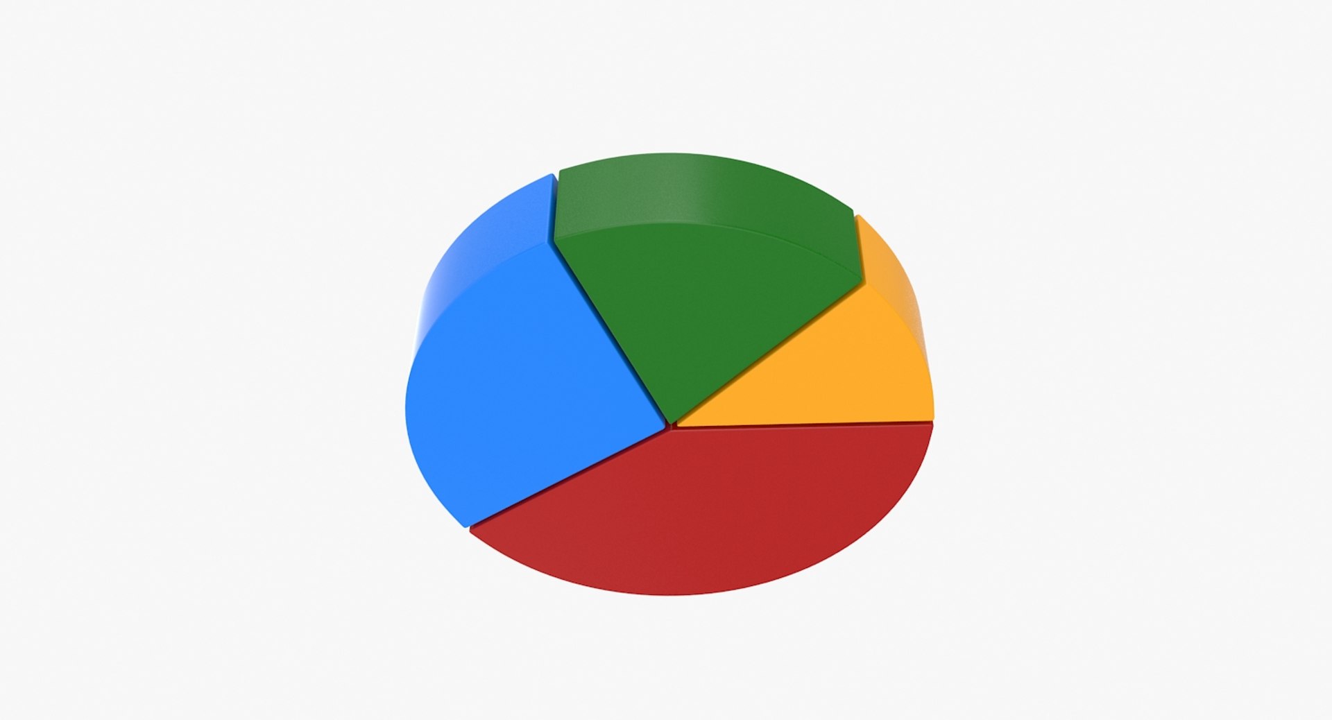 Pie Graph 3D Model - TurboSquid 1335394