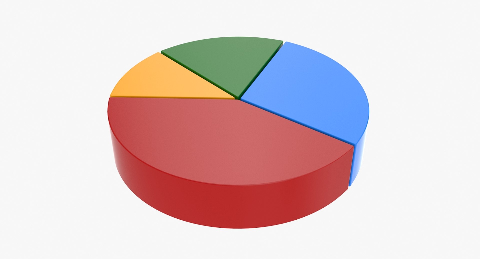 Pie Graph 3D Model - TurboSquid 1335394