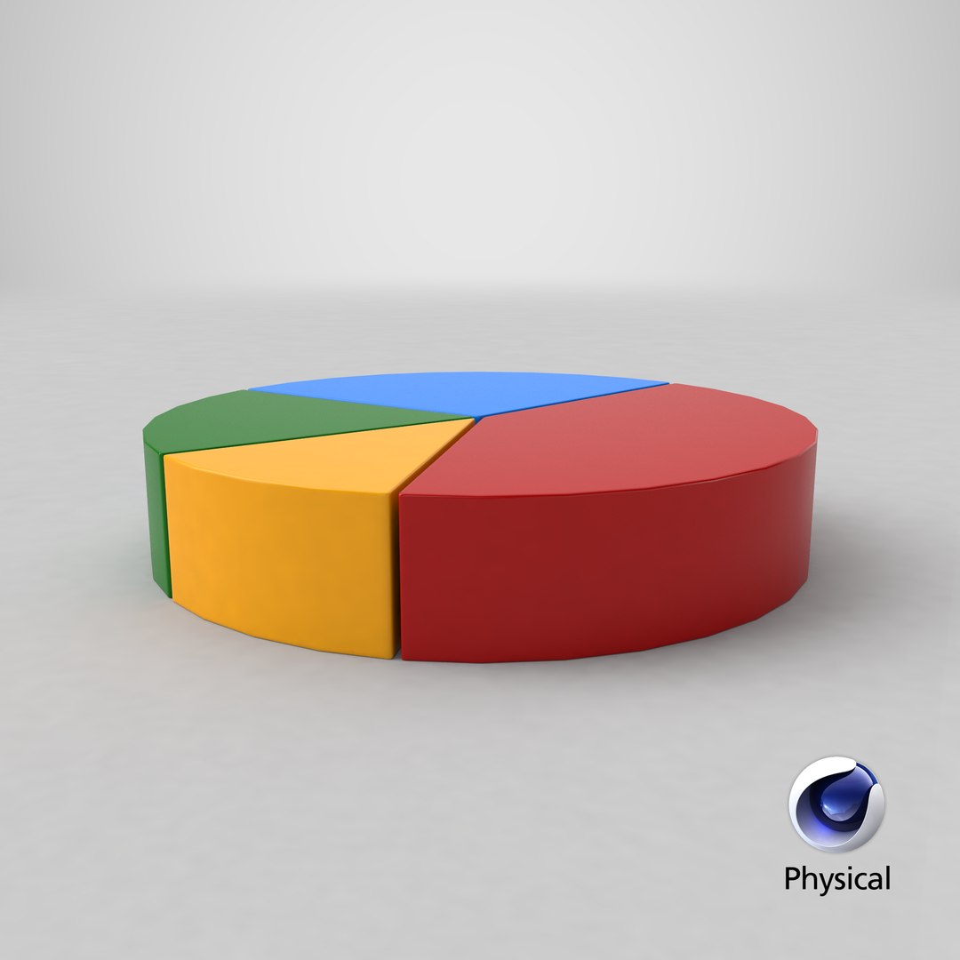 Pie graph 3D model - TurboSquid 1335394