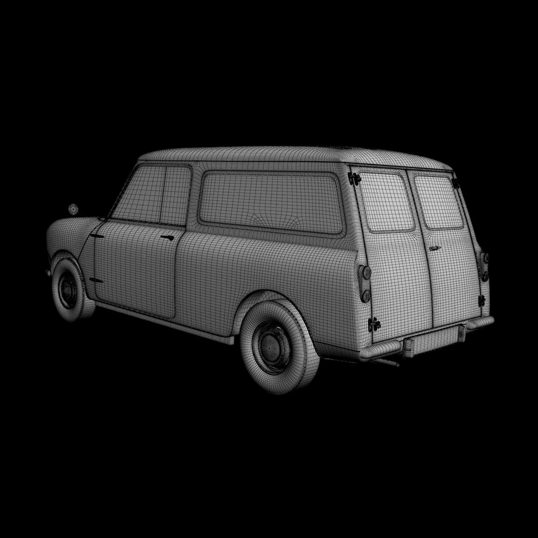 3D Morris Mini Van Model - TurboSquid 1217899