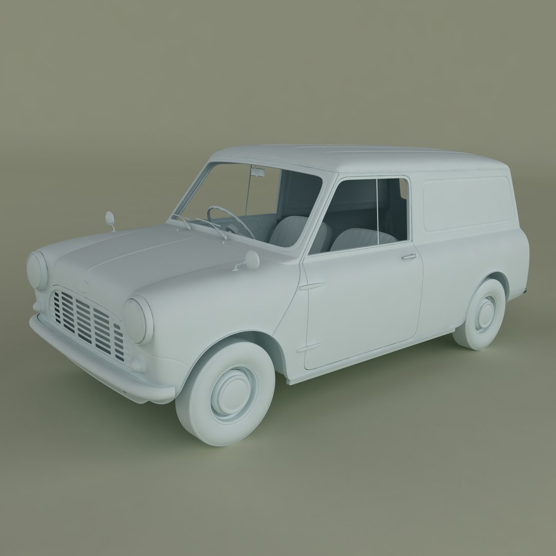 3D Morris Mini Van Model - TurboSquid 1217899