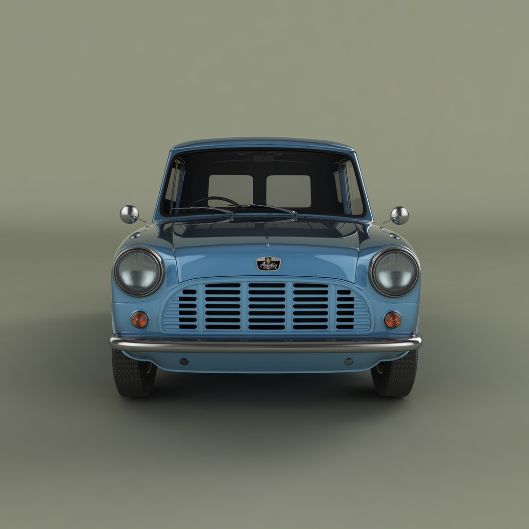 3D Morris Mini Van Model - TurboSquid 1217899