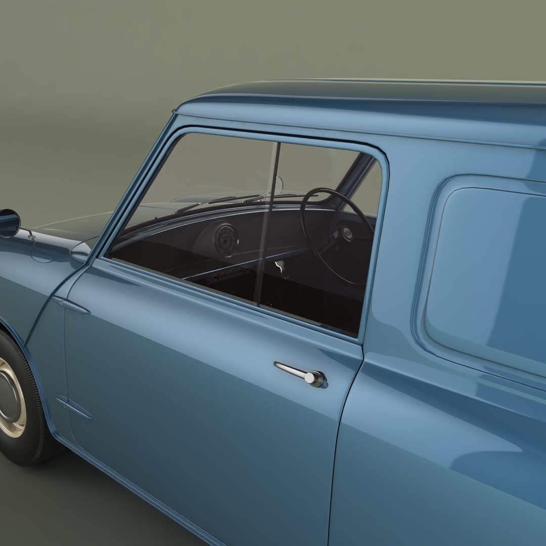 3D Morris Mini Van Model - TurboSquid 1217899