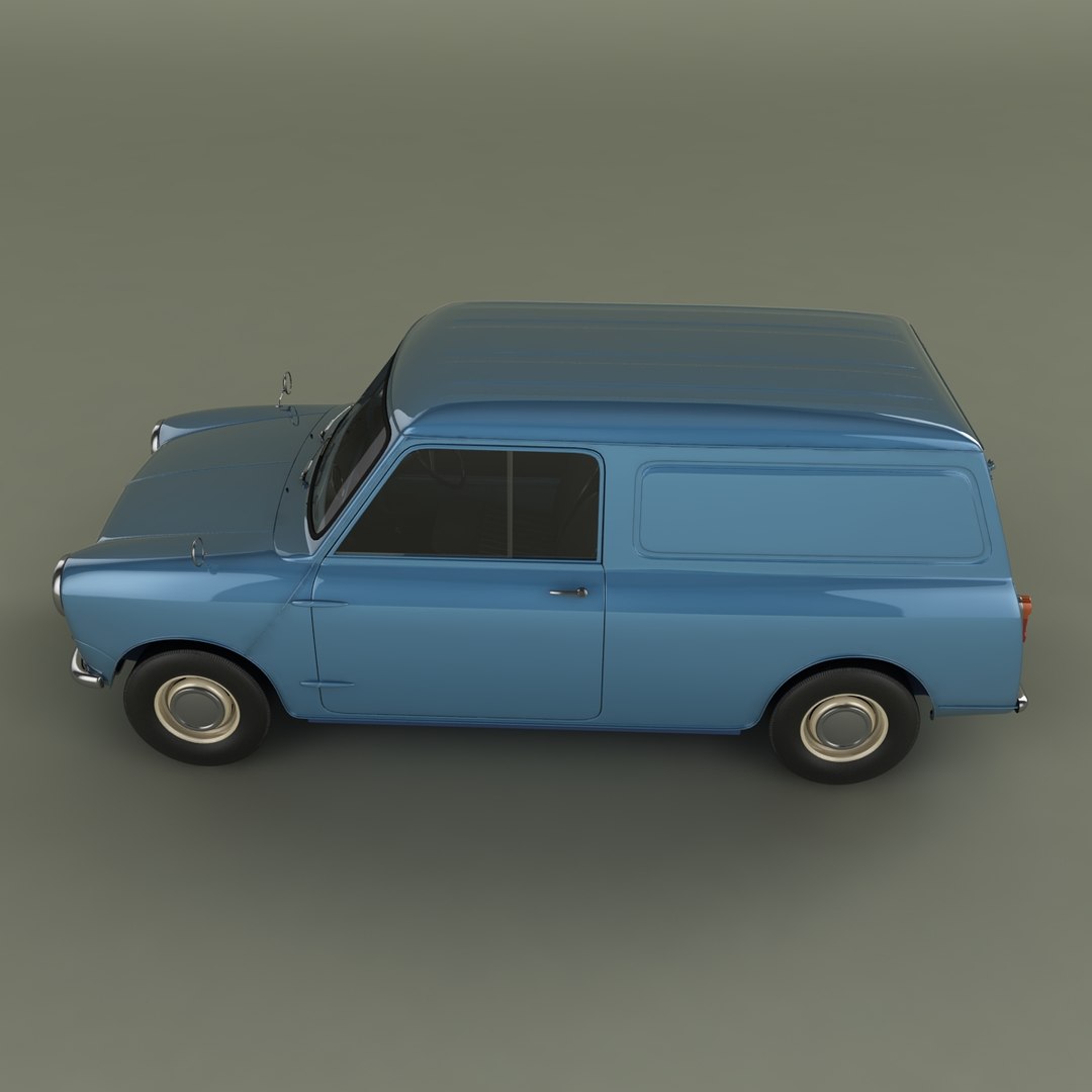 3D Morris Mini Van Model - TurboSquid 1217899