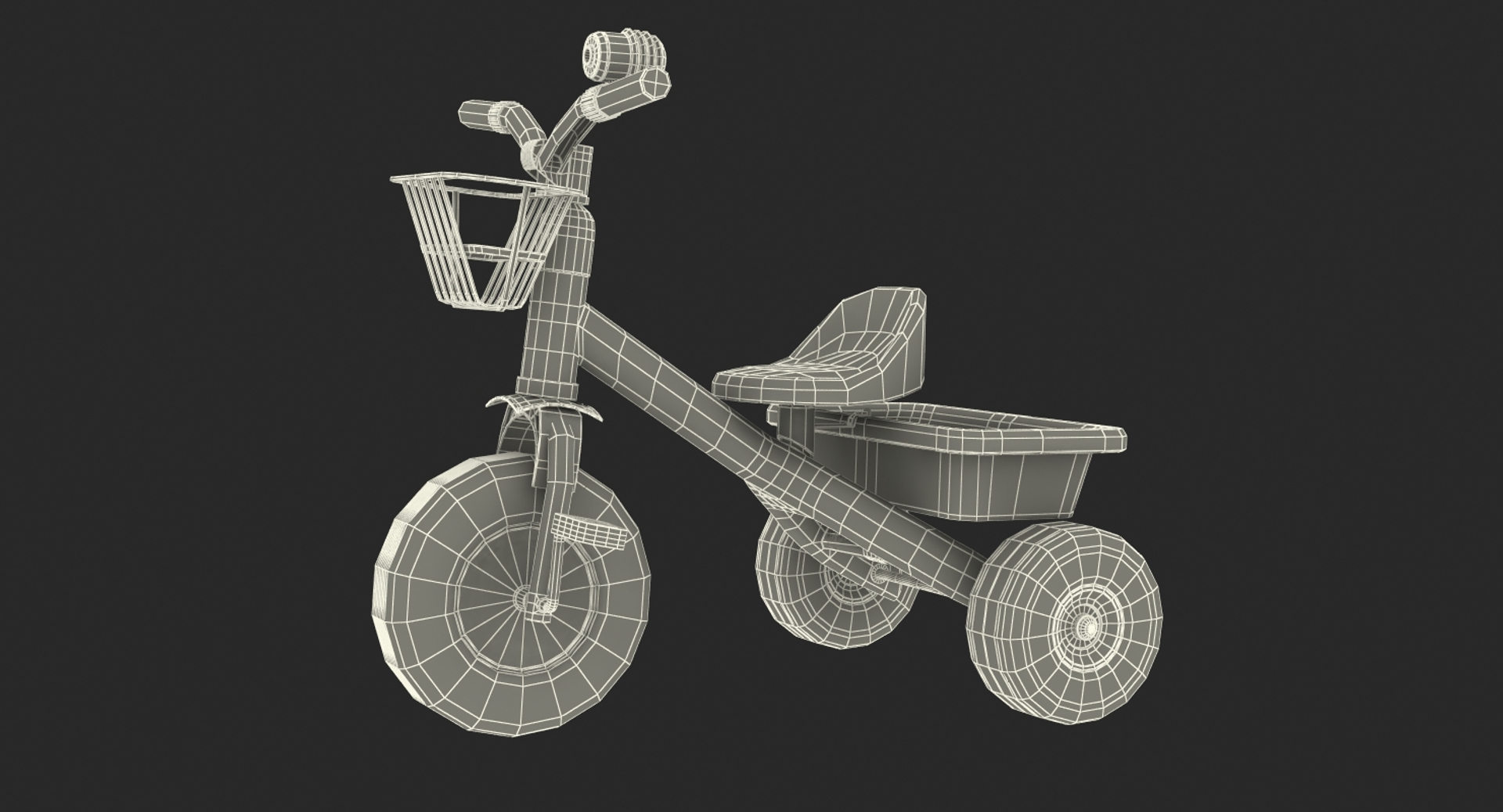 Bike Child 3 Wheel Model - TurboSquid 1216851