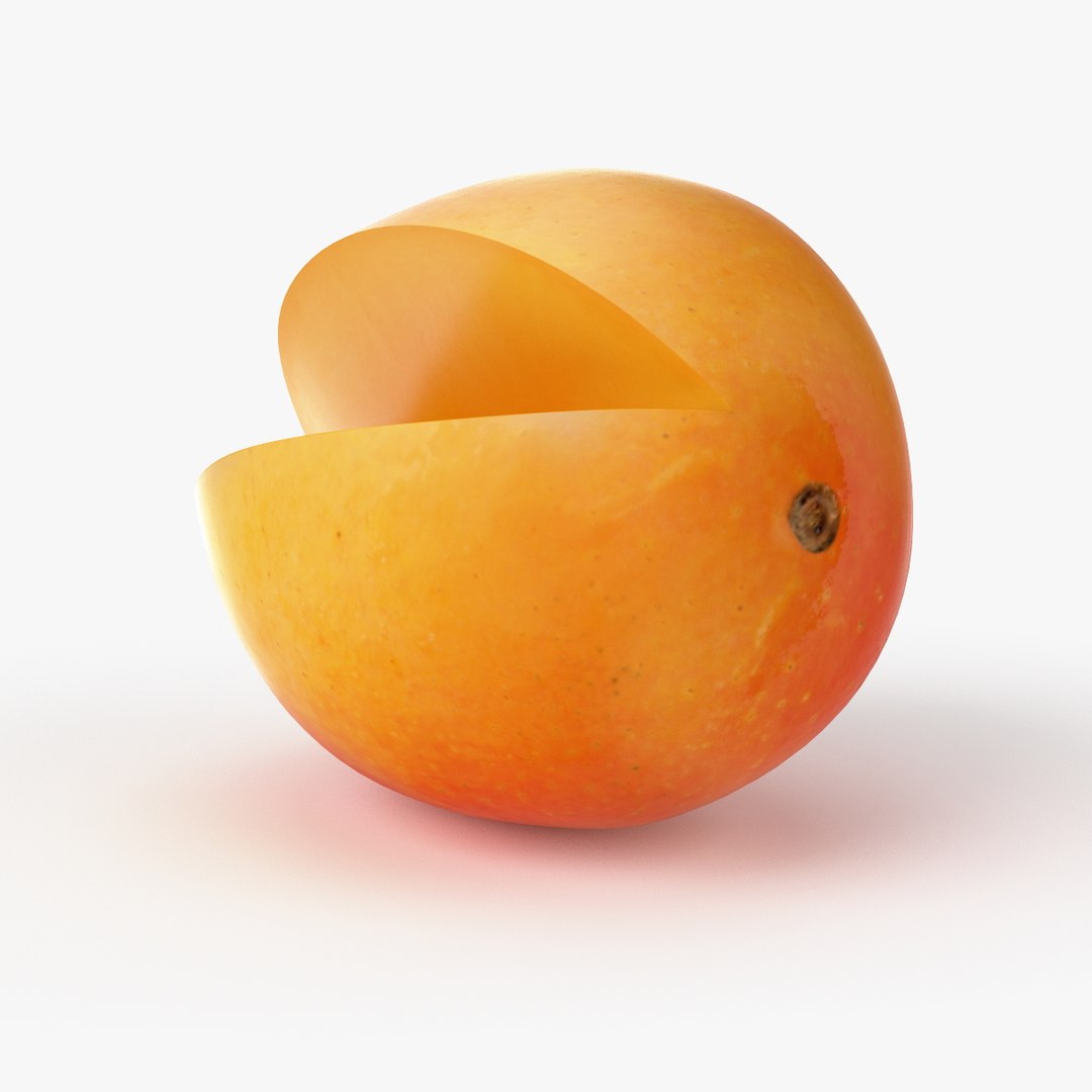Realistic Mango Fruit Real 3d Obj