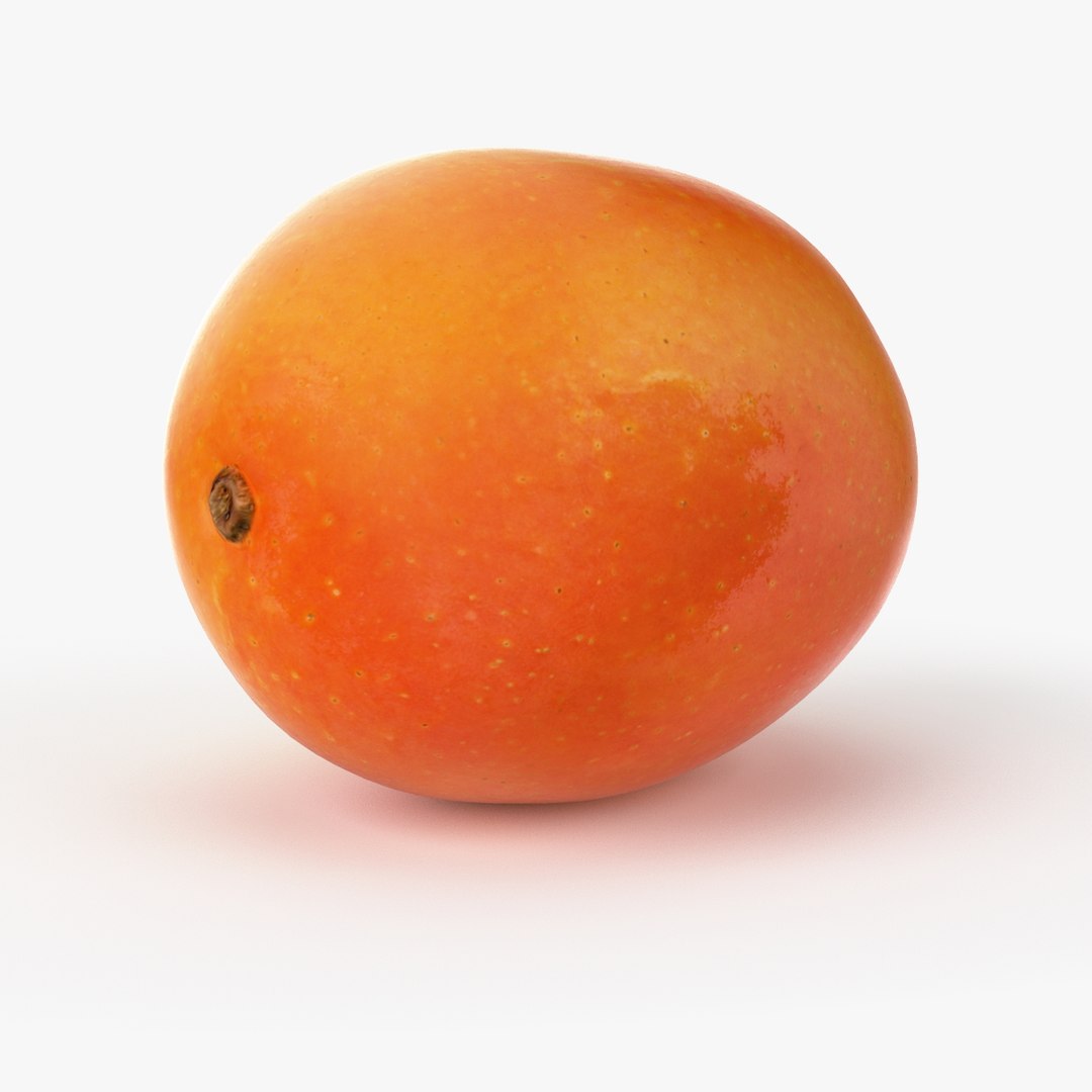 Realistic Mango Fruit Real 3d Obj