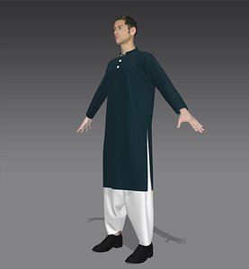 Free 3D Kurta Models | TurboSquid