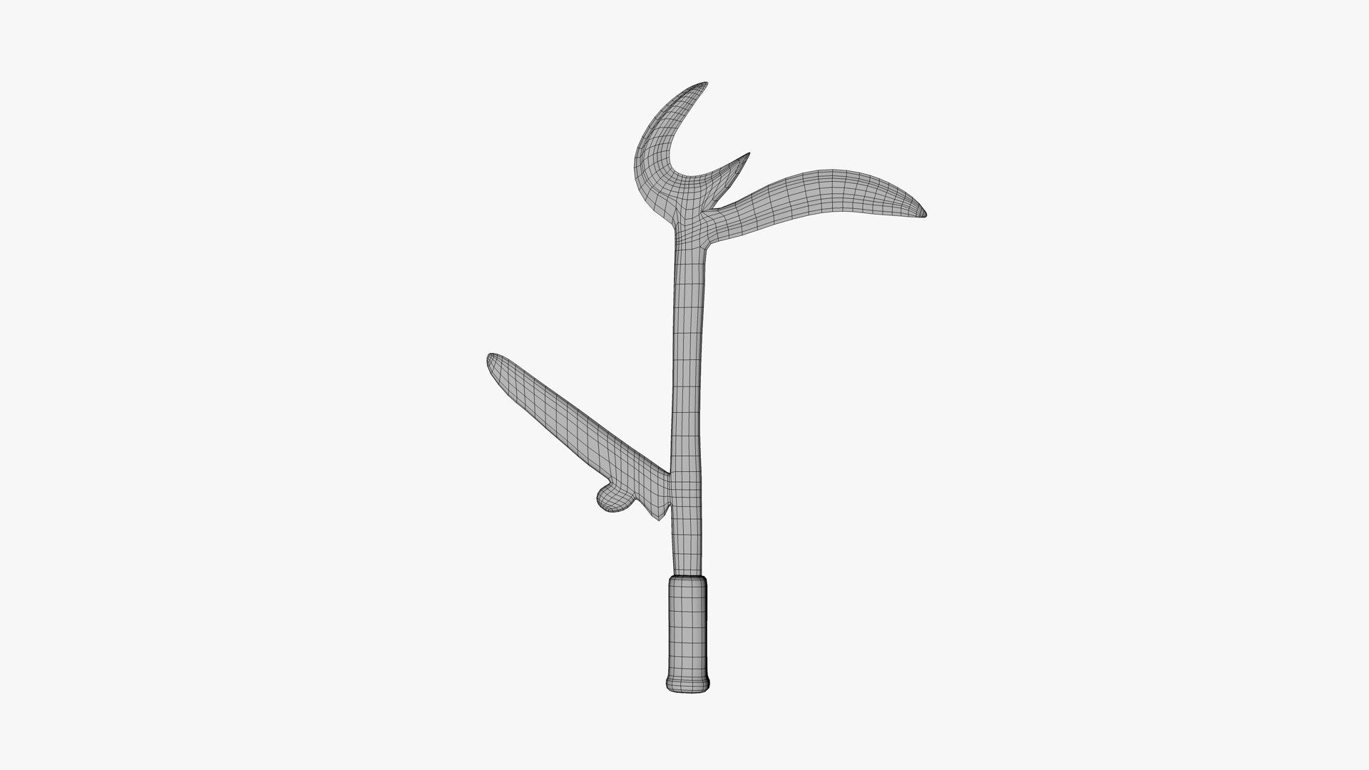 Azande Kpinga Throwing Knife Variation A 3D Model - TurboSquid 1905542