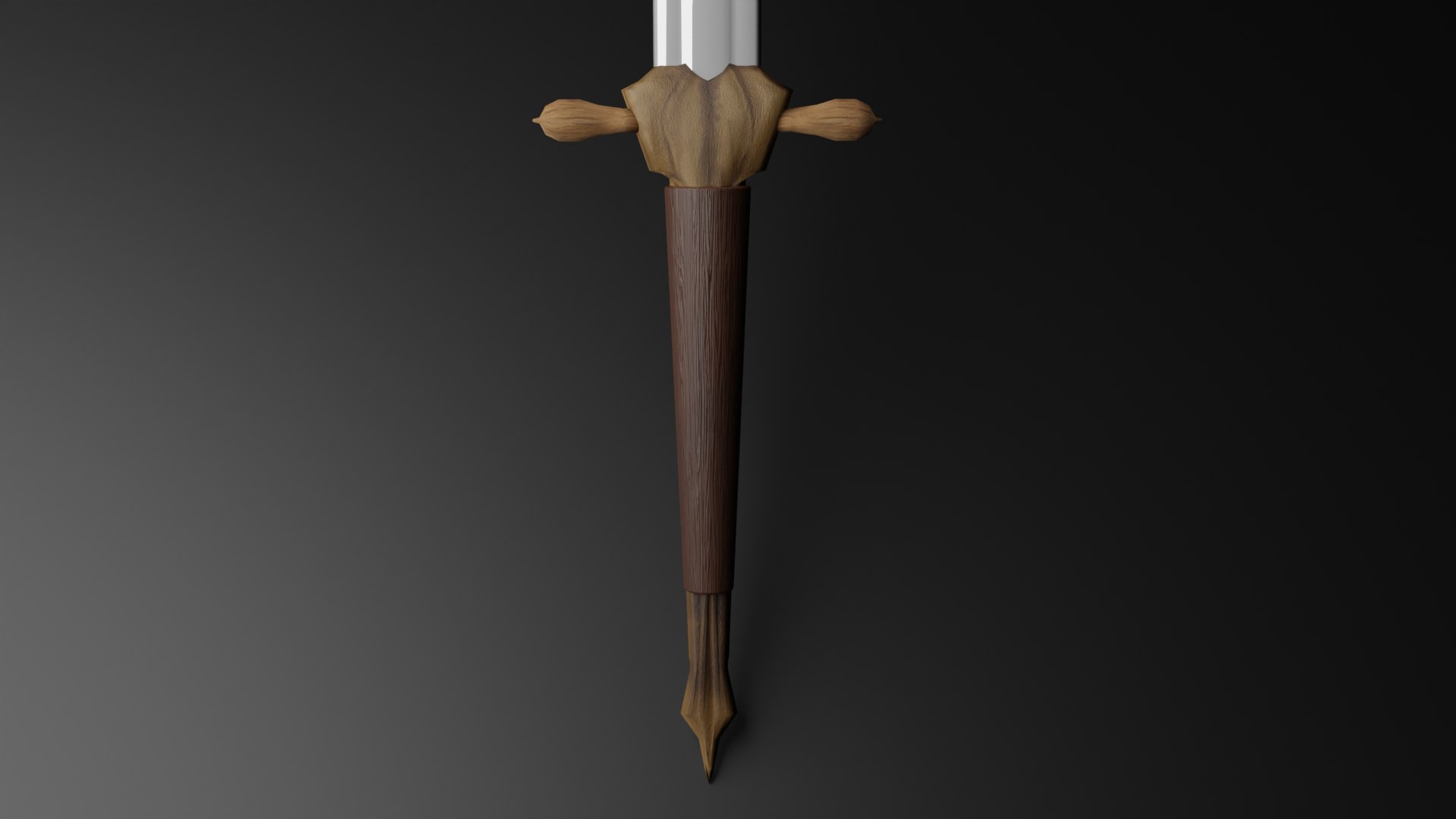 3D Bone Hilt Sword WWood Grip - TurboSquid 1952048