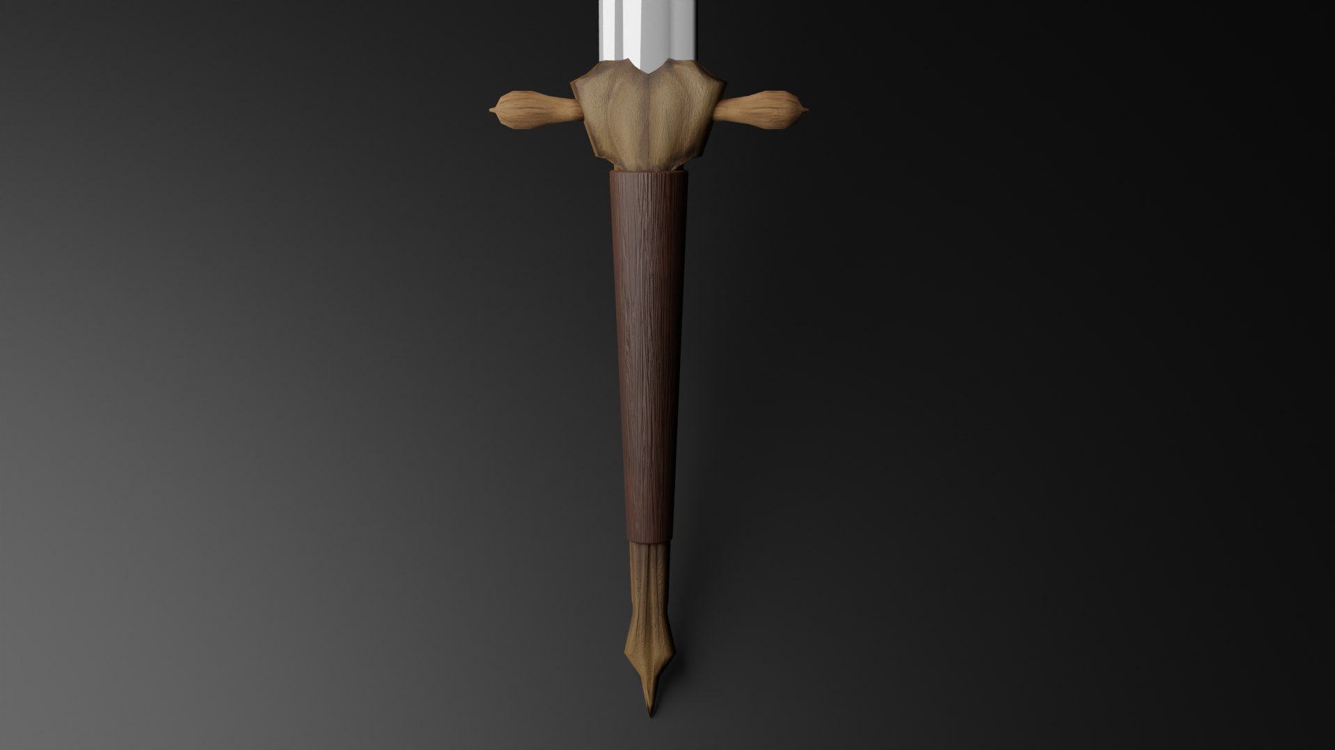 3D Bone Hilt Sword WWood Grip - TurboSquid 1952048
