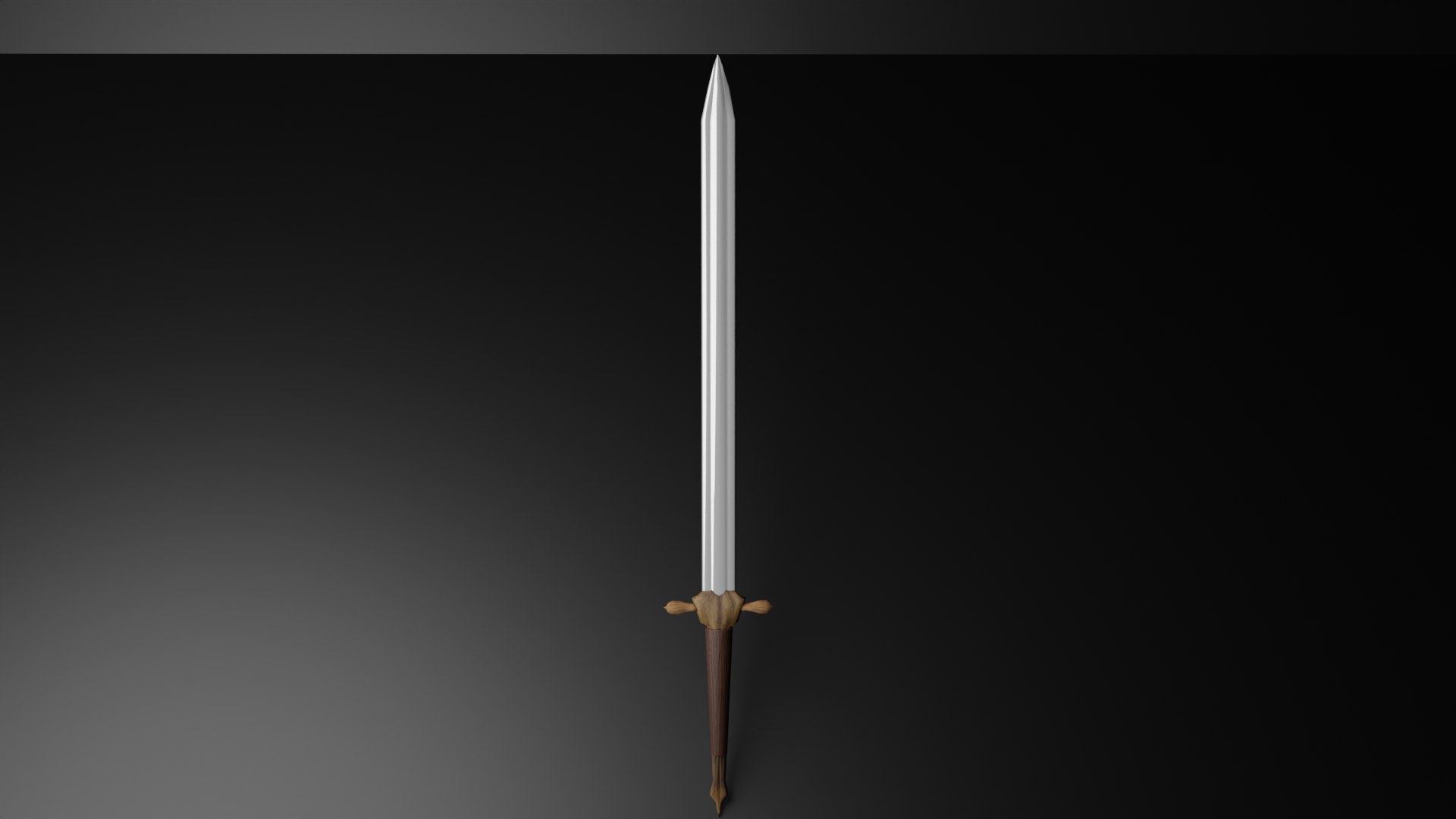 3D Bone Hilt Sword WWood Grip - TurboSquid 1952048