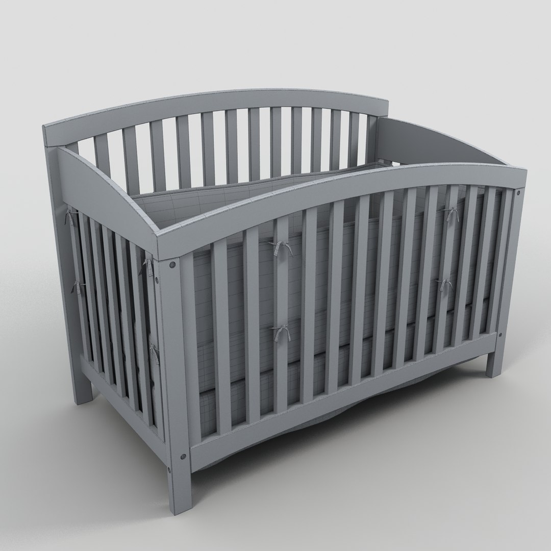 Infants Crib 3d Model
