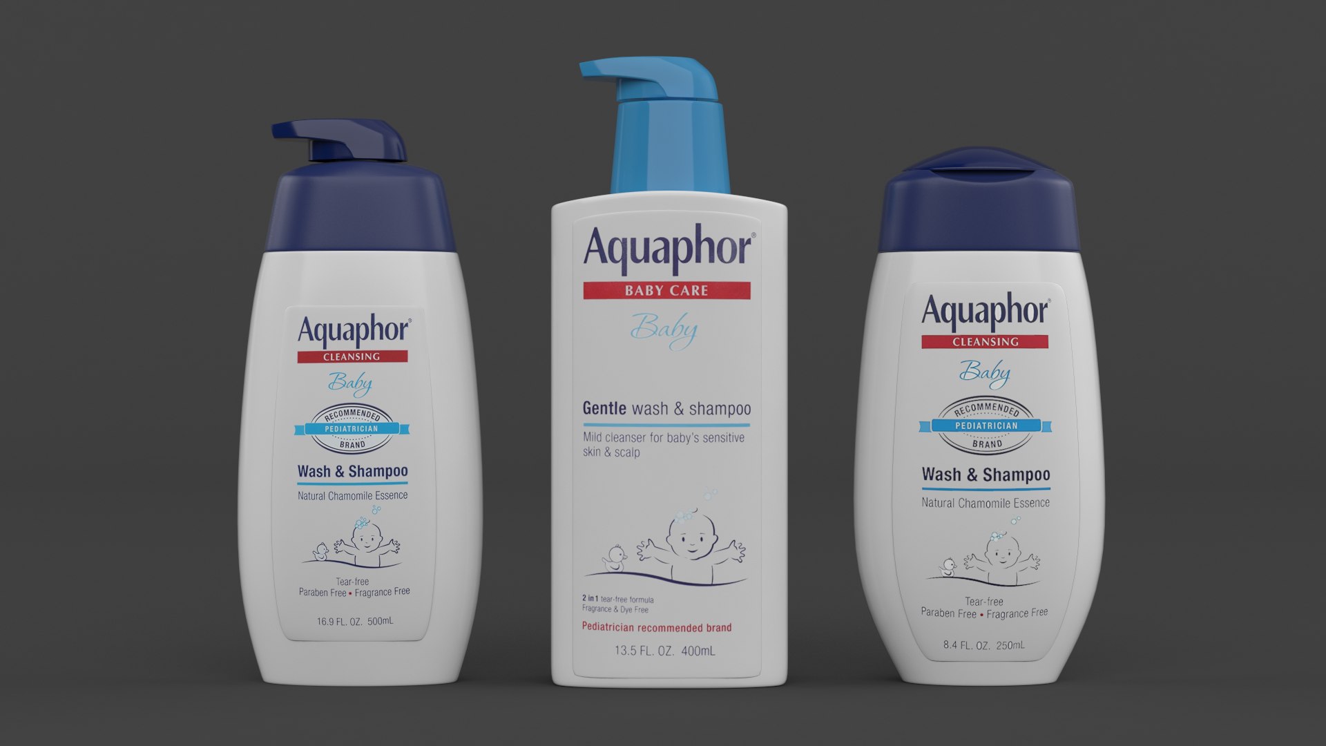 Baby Wash And Shampoo 3D Model - TurboSquid 2034919