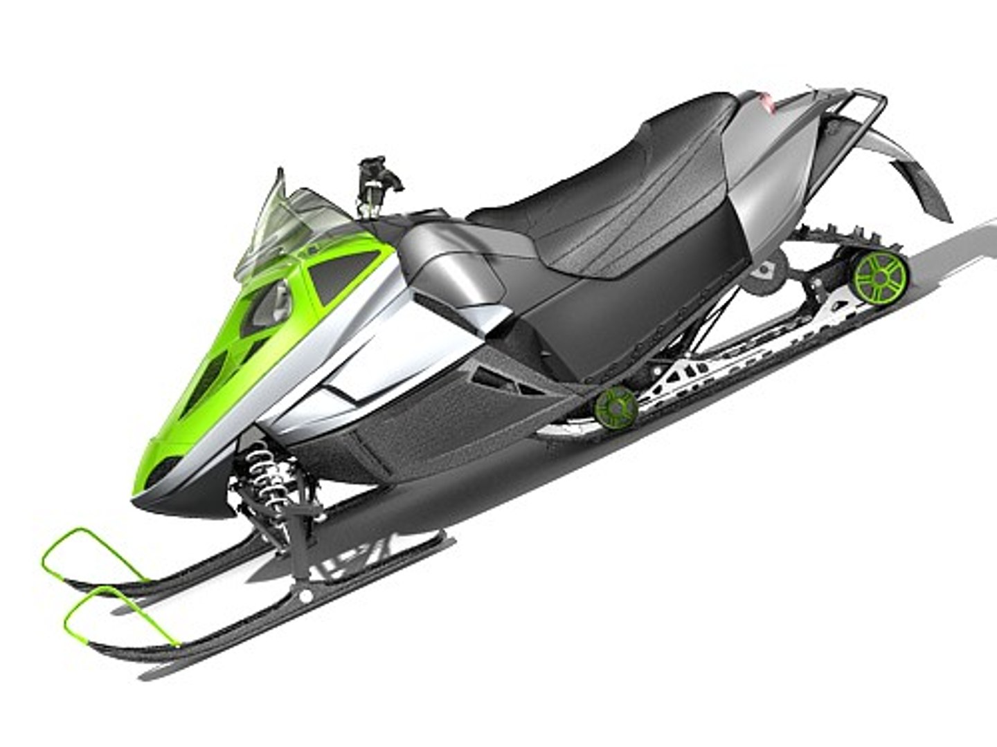 3d Snowmobile Snow Mobile Vehicle Model