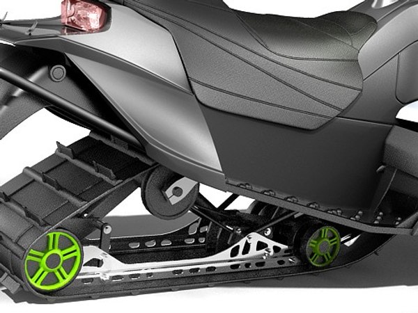 3d snowmobile snow mobile vehicle model
