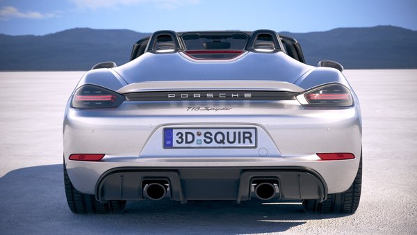 3D porsche 718 boxster model - TurboSquid 1427483