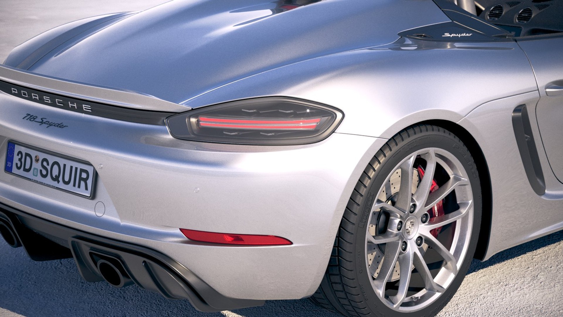 3D Porsche 718 Boxster Model - TurboSquid 1427483