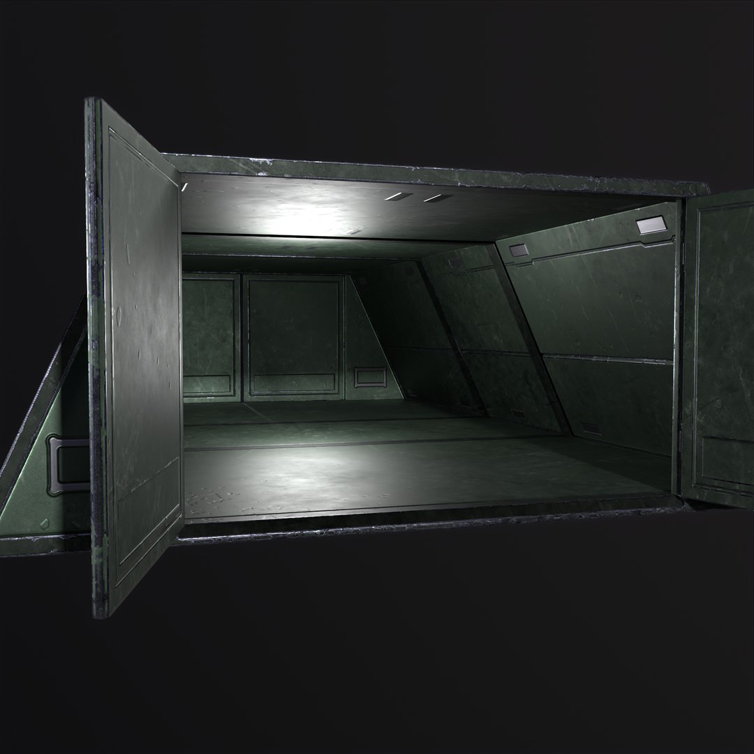 3D Military Storage Unit-Warehouse PBR - TurboSquid 2278968