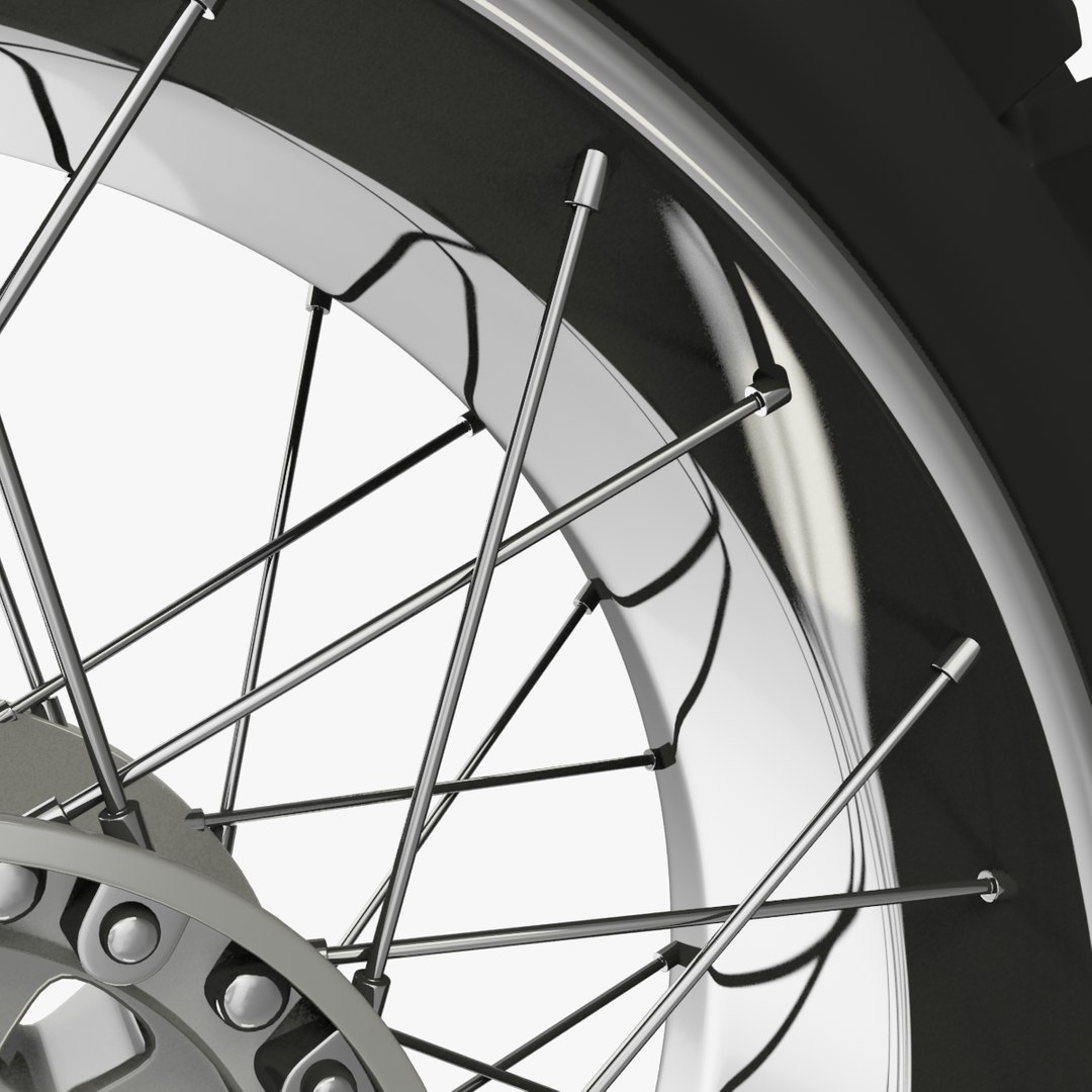 3D Rear Motorcycle Wheel - TurboSquid 1168665