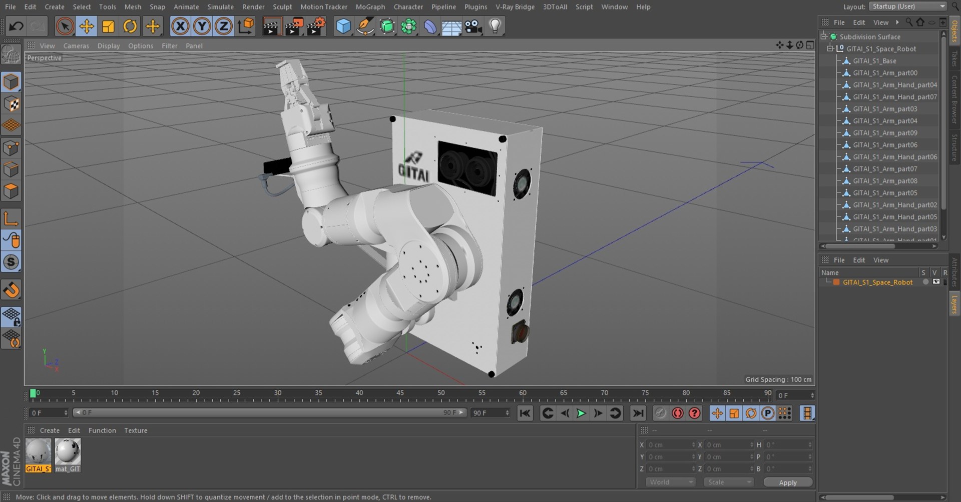 3D GITAI S1 Space Robot - TurboSquid 1947455