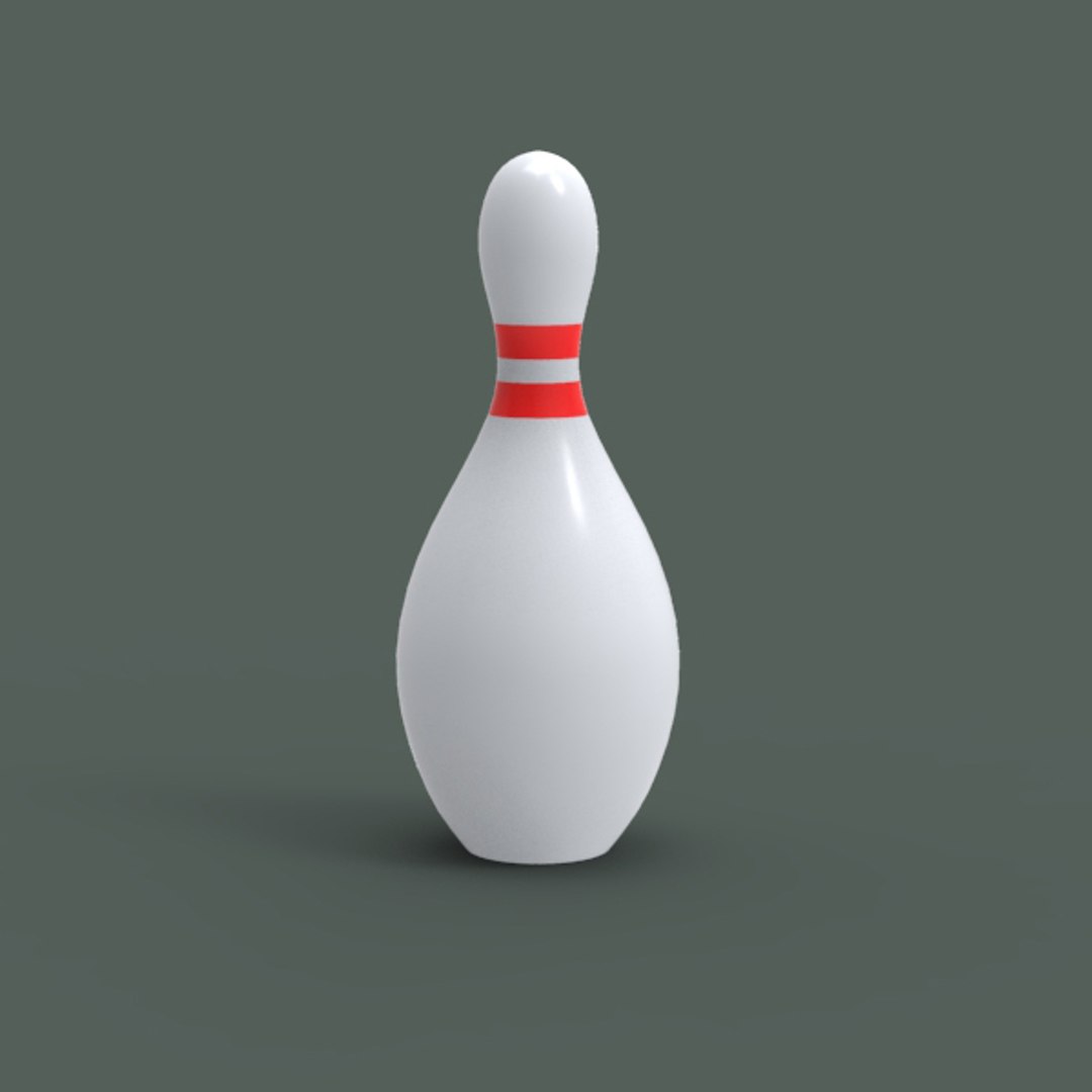 3d Bowling Pin Model