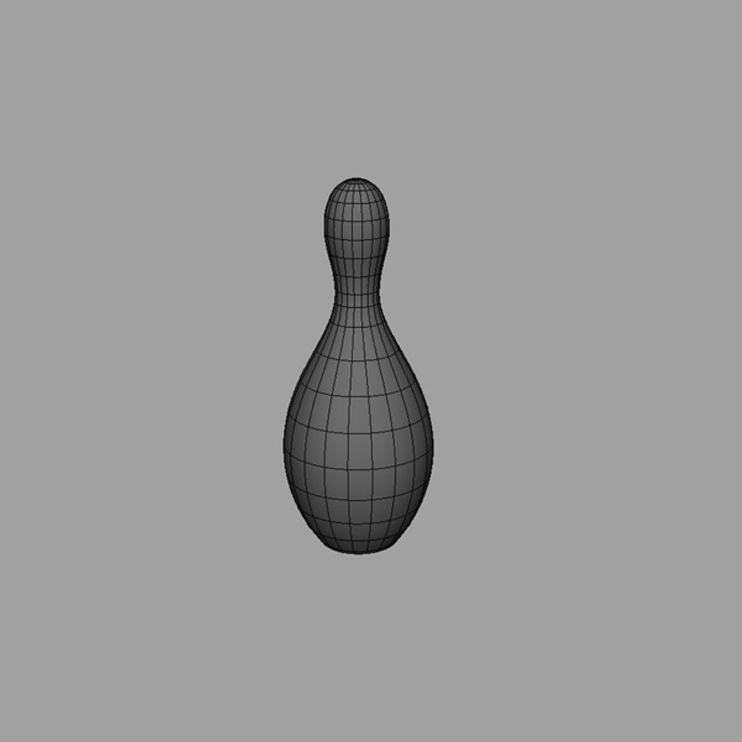 3d Bowling Pin Model