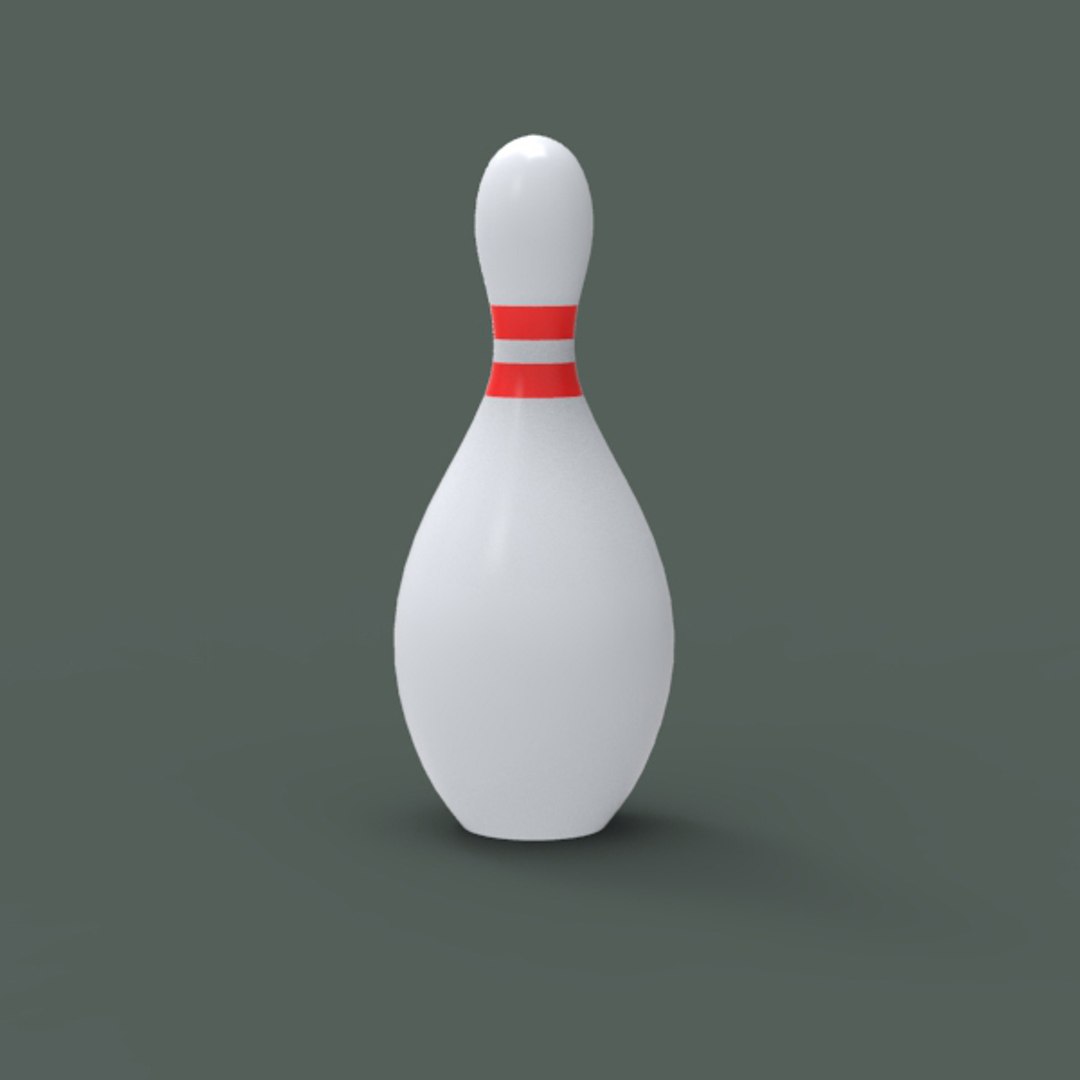 3d Bowling Pin Model