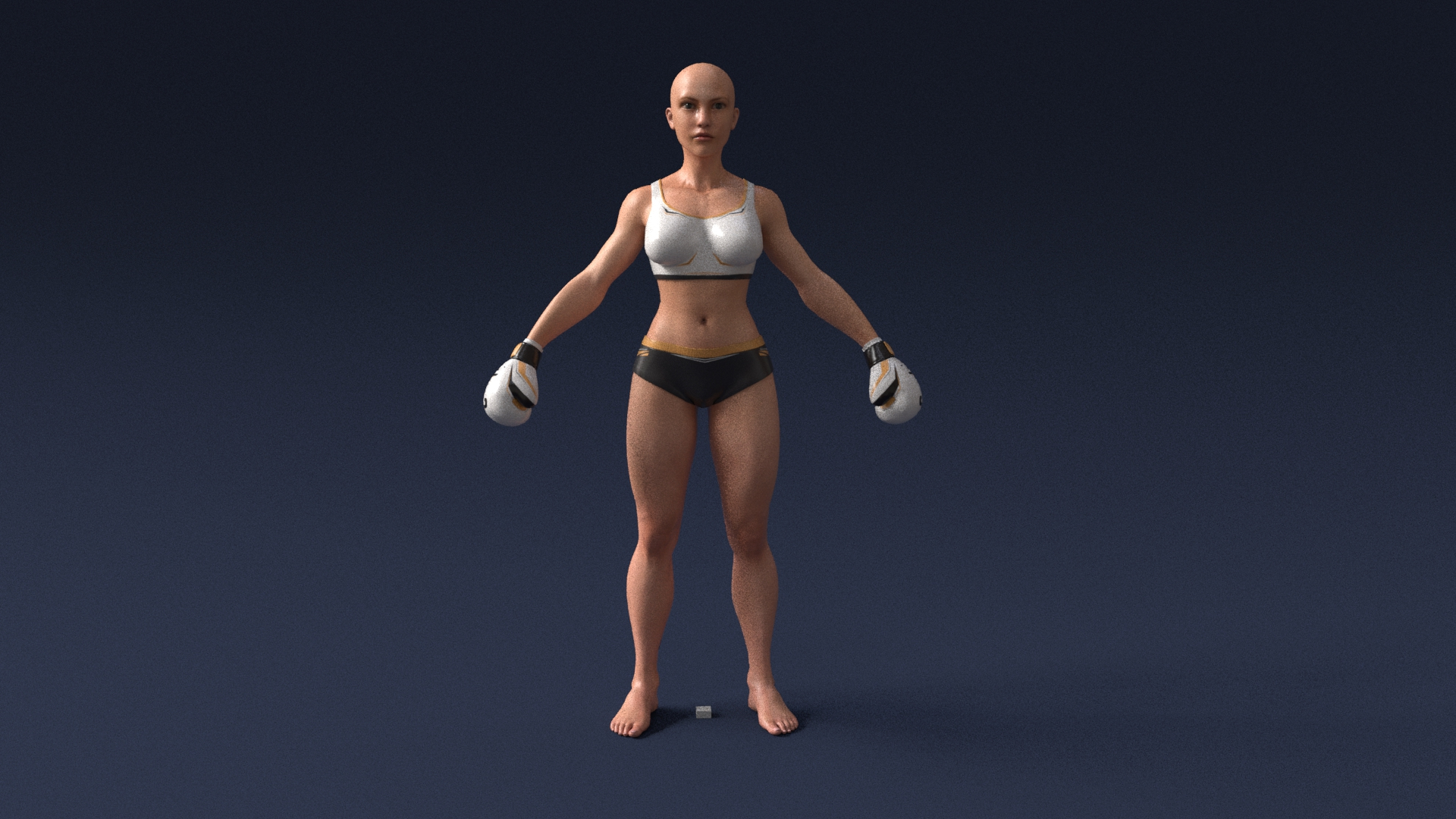 Girl Boxing Strong 3D Model - TurboSquid 2138458