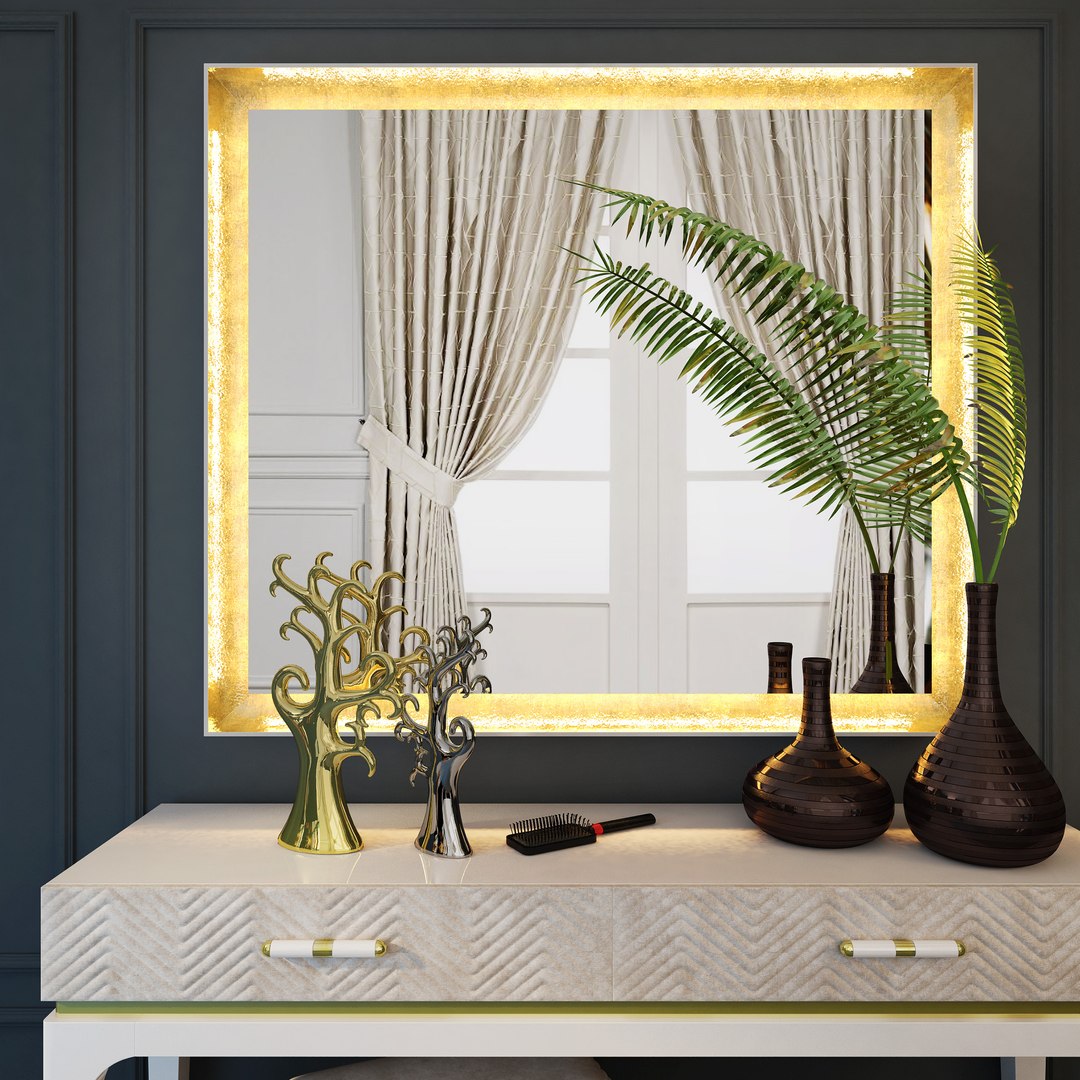 3D Model Dressing Table Console Aleal - TurboSquid 1381226