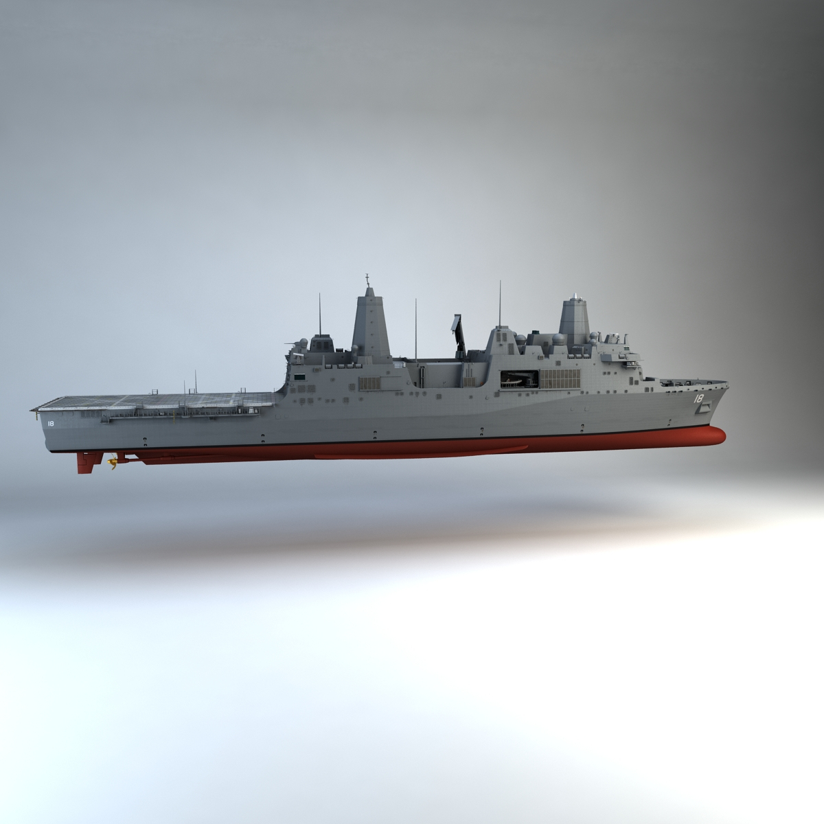 3d uss new lpd-18 model