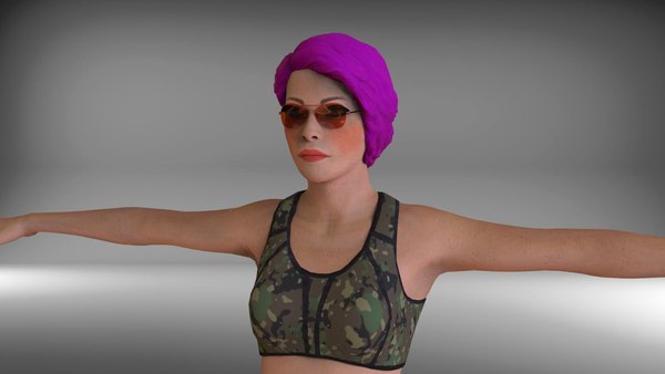 modelo 3d Señora de la moda 1 gratis - TurboSquid 1285977