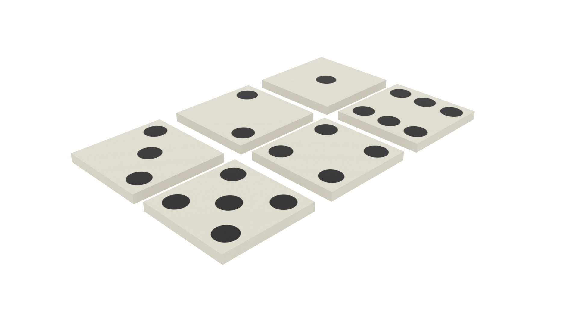 3D Model Dice Lego Tiles Set - TurboSquid 1886645