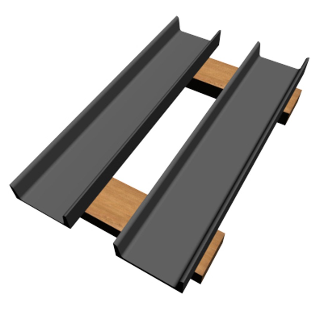 C5 Channel Steel 3d Max