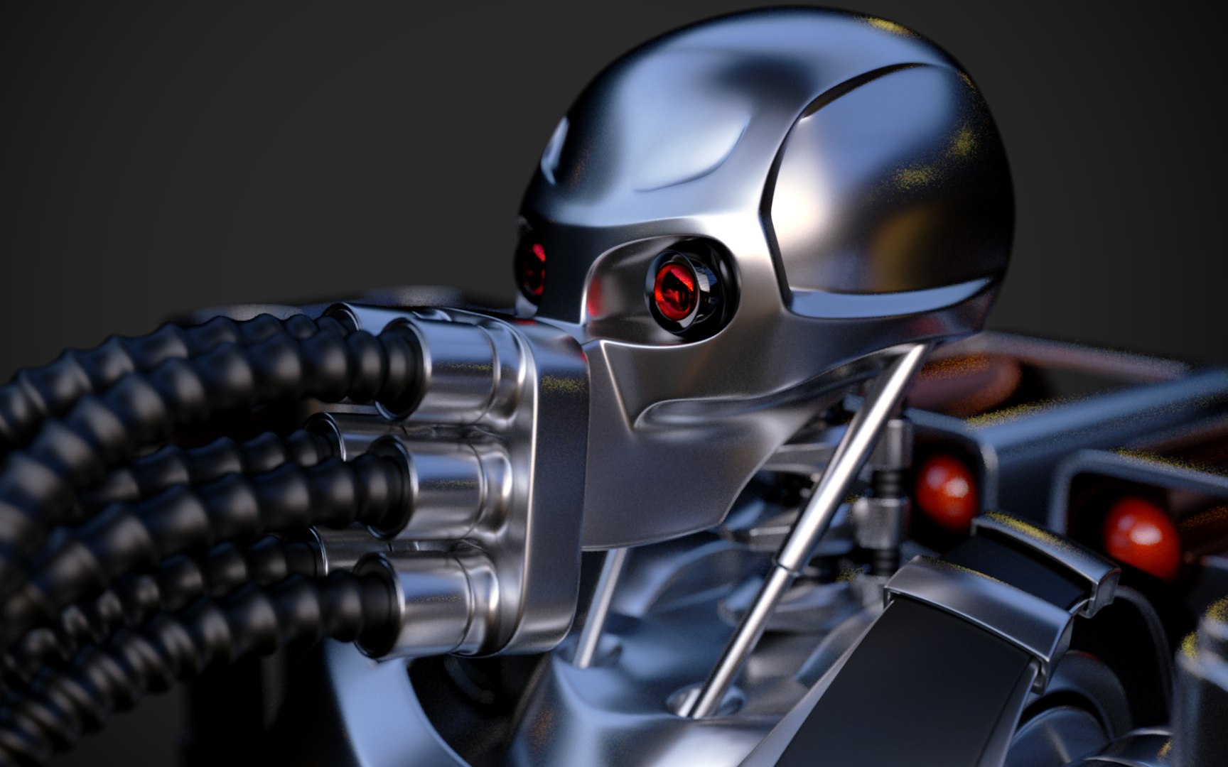 Robot Designed 3d Obj