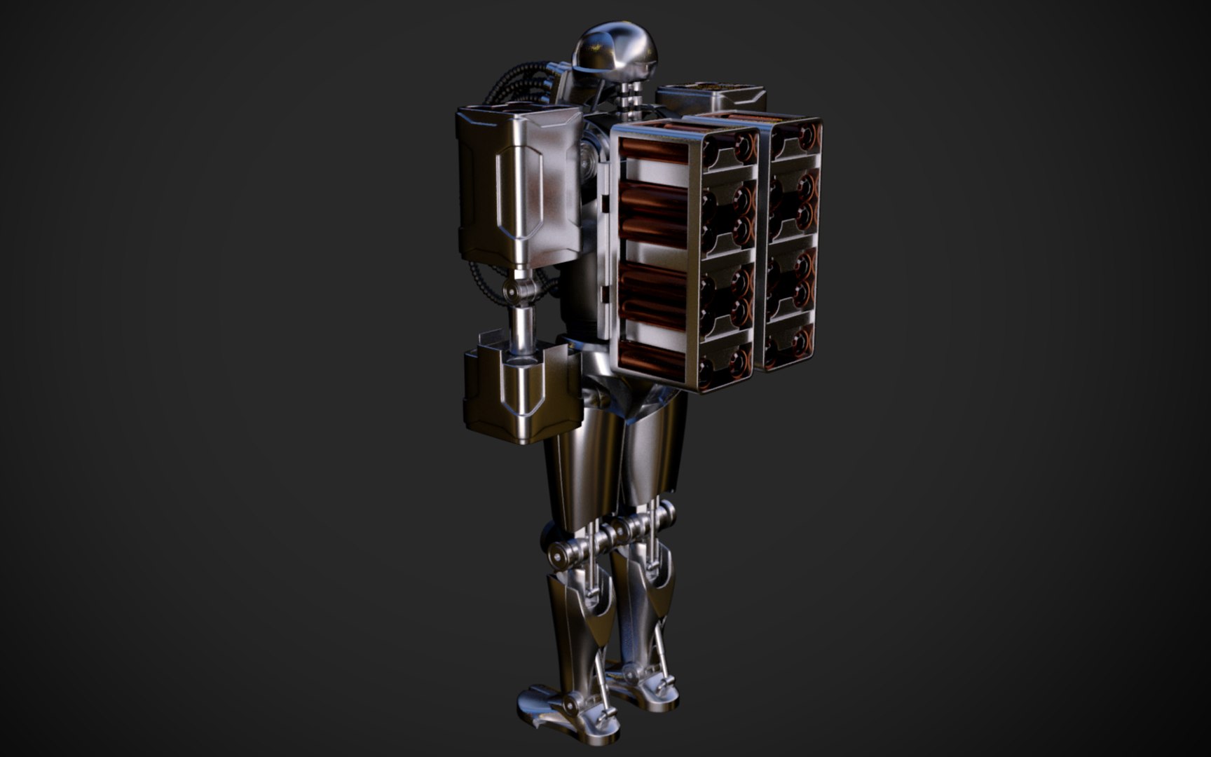 Robot Designed 3d Obj