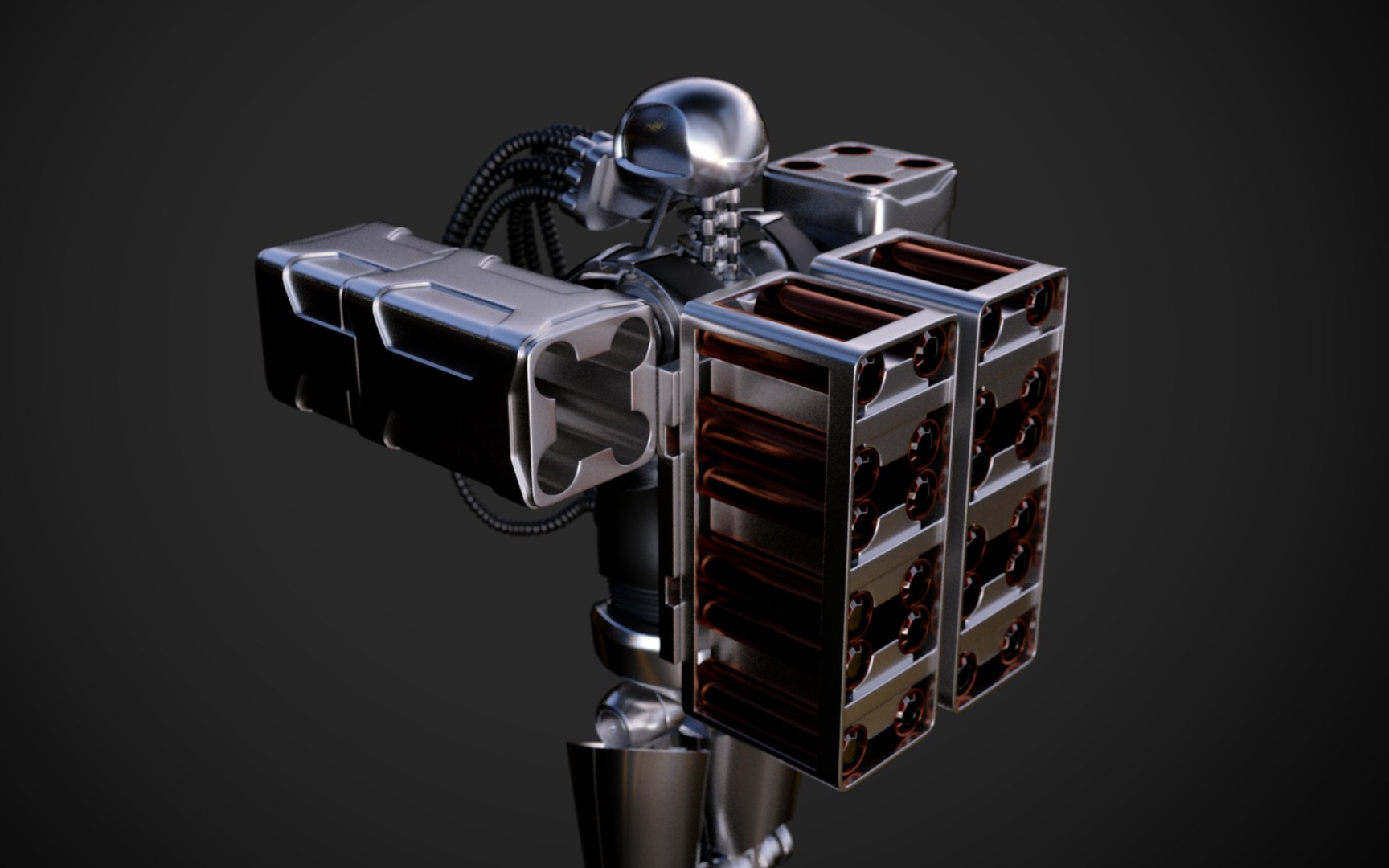 Robot Designed 3d Obj